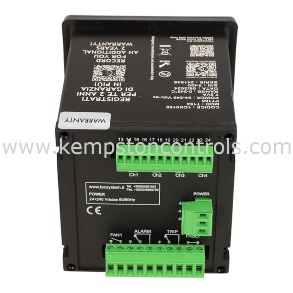 TEC System T154 ED08 TEC SYSTEM TEMPERATURE MONITORING UNIT | Kempston ...