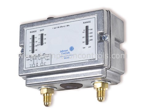 Johnson Controls P78MCB-9800 JOHNSON CONTROLS PRESSURE SWITCH, 0.5-7BAR ...
