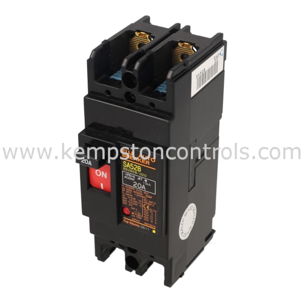 Fuji SA52B/20 FUJI 20 AMP 2 POLE CIRCUIT BREAKER 220 VOLT | Kempston Controls
