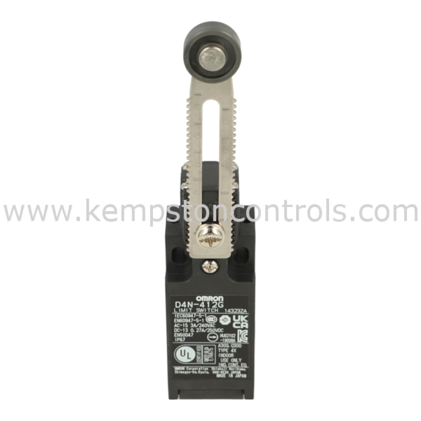 Omron D4N-412G OMRON D4N SERIES ROLLER LEVER INTERLOCK SWITCH, NO/NC, DPST | Kempston Controls
