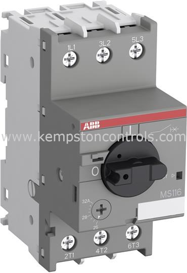 ABB 1SAM250000R1013 MANUAL MOTOR STARTER, 16-20A, 400V, THREE PHASE, 7.5KW, 20A | Kempston Controls