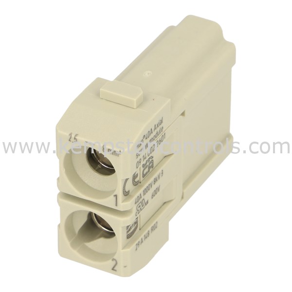 HARTING 09140022601 HARTING HAN 40A AXIAL MODULE, AXIAL SCREW ...