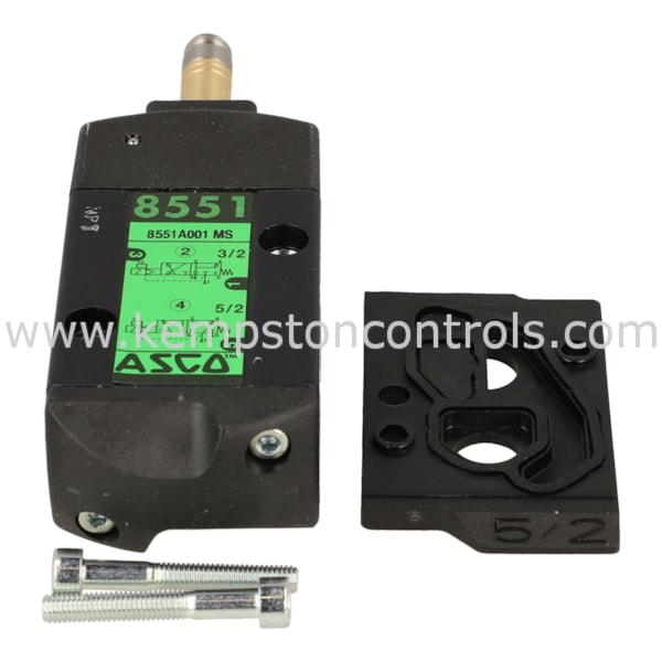 Emerson Asco SC8551A001MS.AC/DC ASCO NUMATICS SPOOL VALVE 551 NAMUR 3/2 ...