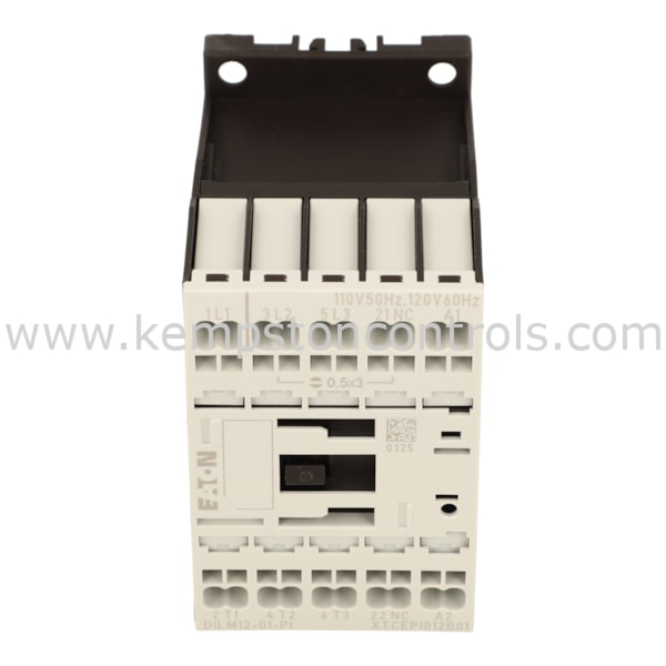 Eaton Moeller DILM12-01(110V50HZ,120V60HZ)-PI MOELLER CONTACTOR, 3 POLE ...