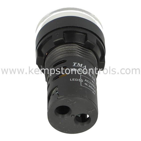 TMA TMA-AD22-TW-230 TMA INDICATOR LAMP, TRUE WHITE, LED, 240VAC ...
