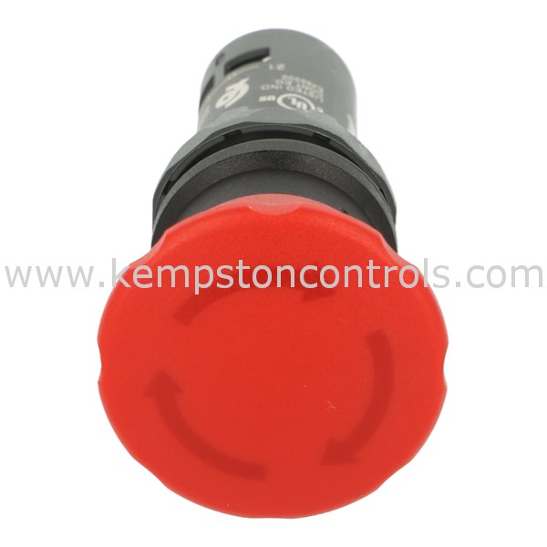 ABB 1SFA619550R1071 ABB COMPACT EMERGENCY STOP, TWIST RELEASE, MUSHROOM 40MM, RED, NON ...