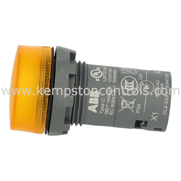 ABB 1SFA619403R5233 ABB COMPACT PILOT LIGHT, YELLOW, LED, CL2-523Y ...