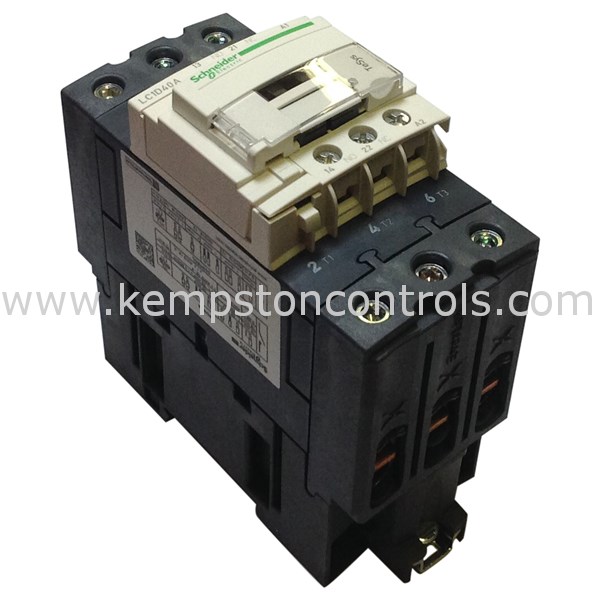 Schneider LC1D40AF7 SCHNEIDER CONTACTOR 3P 40A 110VAC | Kempston Controls