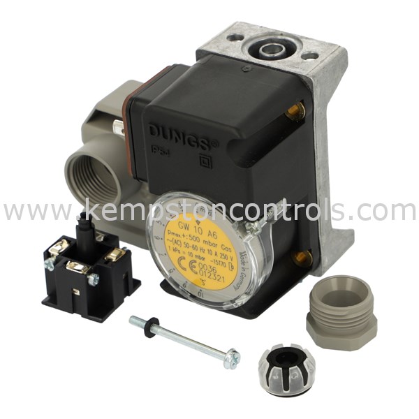 Dungs GW 10 A6 AG-G3-MS9-V0-VS3 FA-SE 1P DUNGS GW 10 A6, GAS PRESSURE SWITCH (THREAD CONN, PLUG ...