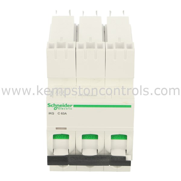 Schneider SE10C363 SCHNEIDER MCB, 3 POLE, C TYPE, 63A, 50/60HZ, PLUG MOUNT, THERMAL MAGNETIC ...