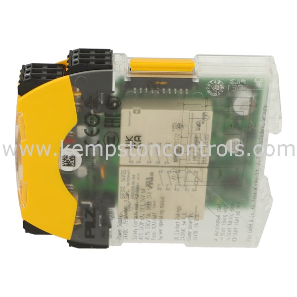 Pilz PNOZ s3 C 24VDC 2 n/o PILZ SAFETY RELAY, 1/2 CHANNEL WIRING ...