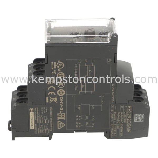 Schneider RE22R2QGMR SCHNEIDER ELECTRIC STAR-DELTA TIMING RELAY, 0.05S-300H, 8A, 2CO, 24-240VAC ...