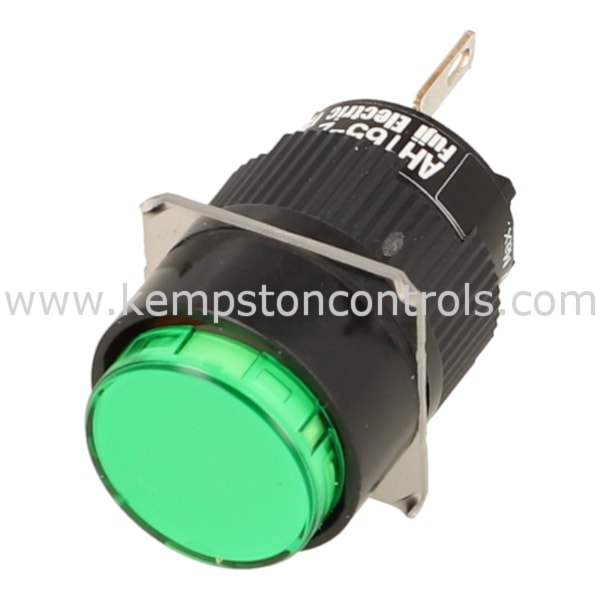 Fuji AH165-ZGE3 FUJI PILOT LIGHT EXTENDED ROUND, GREEN, 24VDC LED ...