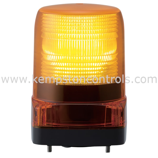 Patlite LFH-24-Y PATLITE FLASHING BEACON, AMBER, 24VDC, 100MM, CABTYRE ...
