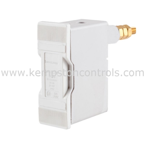 Bussmann SC20PWH BUSSMANN (GE) FUSE-HOLDER, LOW VOLTAGE, 20A, AC 550V, BS88/E1, 1P, BS, BACK ...