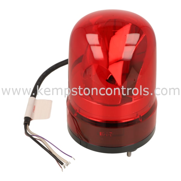Patlite SKH-M2J-R PATLITE ROTATING BEACON ?100 / M2 / CAB TIRE / R, 100-240VAC | Kempston Controls