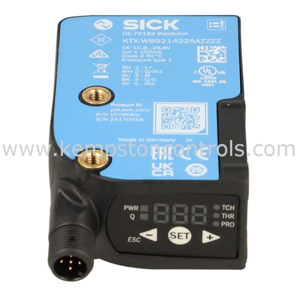 Sick KTX-WB9214225AZZZZ SICK CONTRAST SENSOR, 13MM SENSING RANGE, LED ...