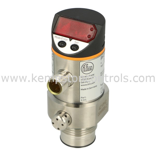 IFM PF2954 IFM FLUSH PRESSURE SENSOR, 2 DIGITAL OUTPUTS, 1 ANOLOGUE OUTPUT, 20-30V DC SUPPLY ...