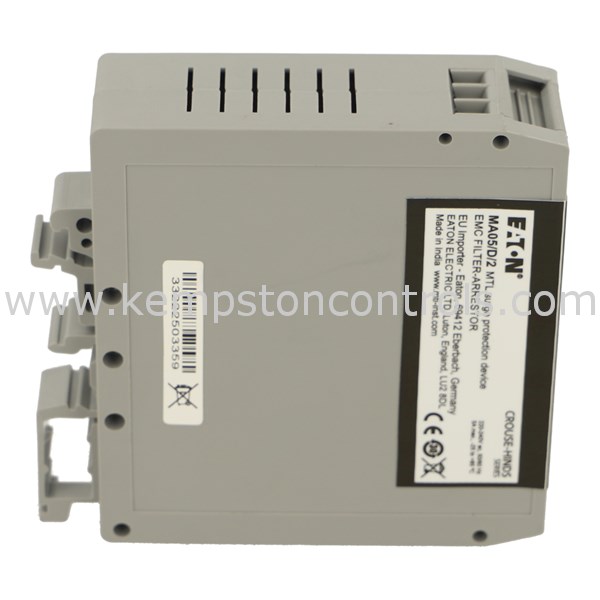Eaton MTL MA05/D/2 EATON MTL RFI SURGE PROTECTION, 5A, 240V, DIN RAIL MOUNTING, WITH FILTERING ...