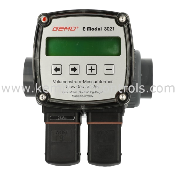 Gemu 3021 25D 7 1 4CT41 C1 GEMU FLOW TRANSMITTER 2/2-WAY BODY 24 V DC ...