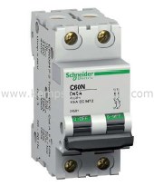 Schneider 24332 SCHNEIDER CIRCUIT BREAKER, 2A, TYPE C, 2 POLE ...