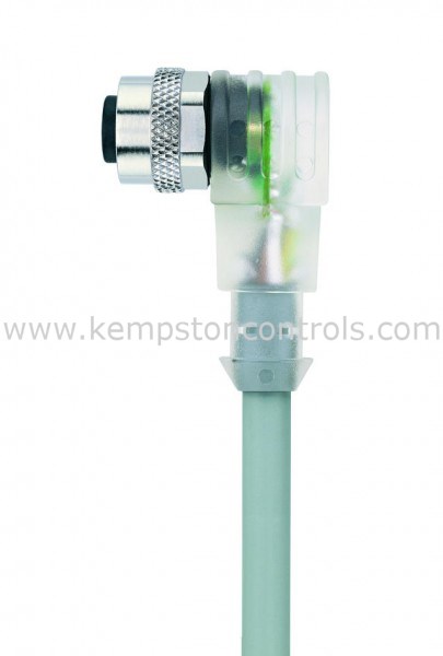 Turck Banner WWAK3P2-5/P00 ESCHA CONNECTOR CABLE, M12, FEMALE, ANGLED ...
