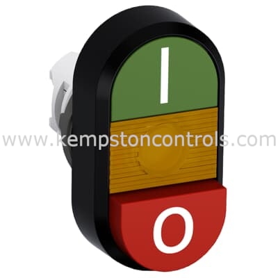 ABB 1SFA611142R1103 ABB MPD13-11Y DOUBLE PUSHBUTTON, FLUSH/EXTENDED, GREEN/RED ACTUATOR, YELLOW ...