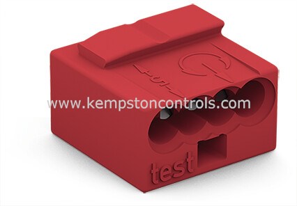 WAGO 243-804 WAGO MICRO PUSH WIRE® CONNECTOR, 4-CONDUCTOR TERMINAL ...