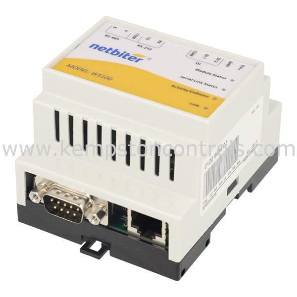 Other WS100 NETBITER DIN RAIL MOUNT GATEWAY WITH WEB SERVER, 1 RS485 ...