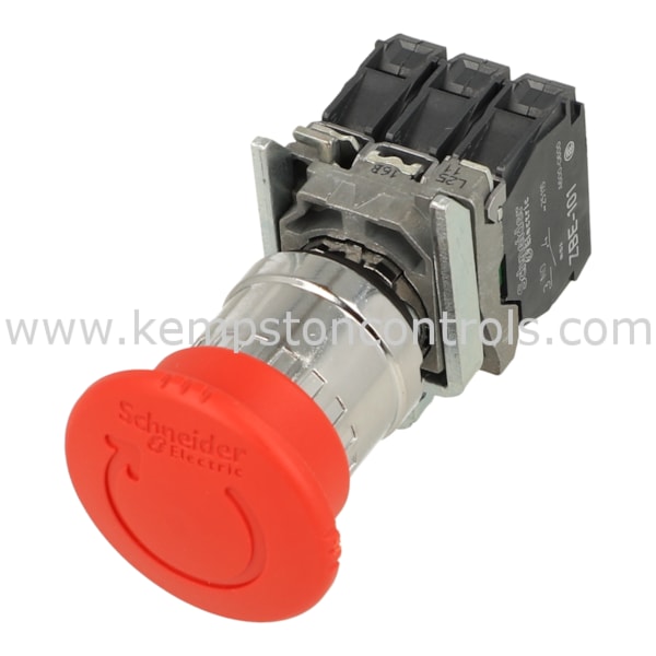 Schneider XB4BS84441 SCHNEIDER RED EMERGENCY STOP PUSH BUTTON DIA 40MM ...
