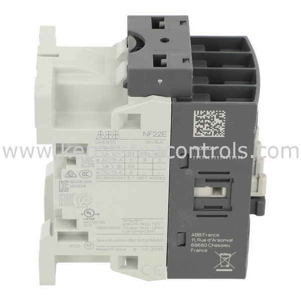 ABB 1SBH137001R1322 ABB CONTACTOR, 100-250VDC, 50/60HZ, 4 POLES, 2NO ...