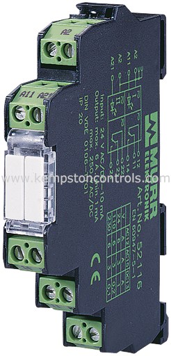 MURR 52102 MIRO 12.4 24VDC-2U OUTPUT RELAY IN: 24 VDC - OUT: 250 VAC/DC ...