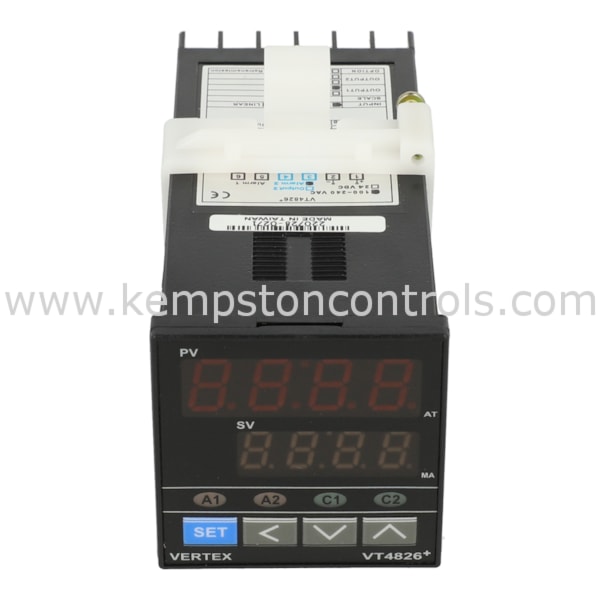 Other VT4826-TMNNA VERTEX TEMPERATURE CONTROLLER, 1/16 DIN, TC INPUT, 4 ...