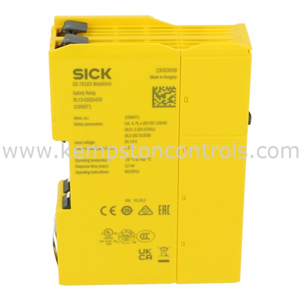Sick RLY3-OSSD400 SICK SAFETY RELAY, OUTPUT EXPANSION MODULE FOR OSSDS ...