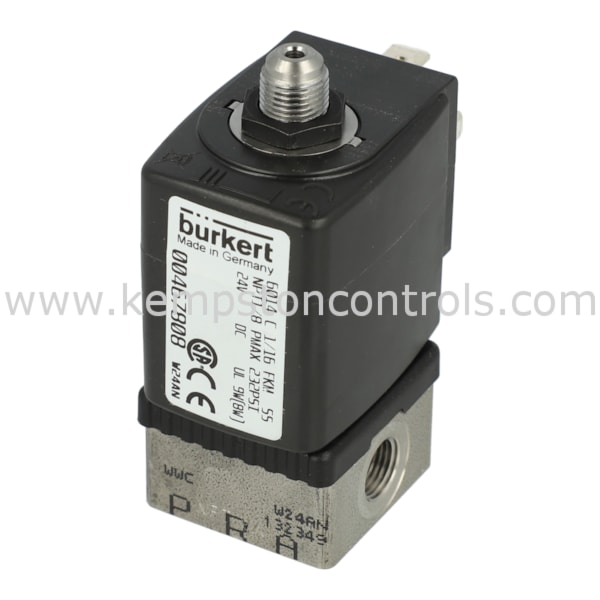 Burkert 00467808 BURKERT SOLENOID VALVE 6014 C 1/16 FKM 5S NPT1/8 PMAX ...