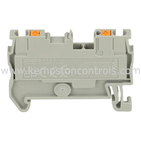 Phoenix 3209510 PHOENIX FEED THROUGH TERMINAL BLOCK, 800V, 24A, PUSH IN ...