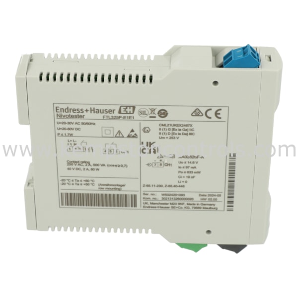 Endress + Hauser FTL325P-E1E1 ENDRESS & HAUSER SWITCHING UNIT, RAIL ...