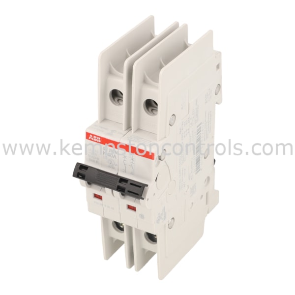 ABB 2CDS272337R0557 ABB SU202M-K40 MINIATURE CIRCUIT BREAKER, 2 POLE, 40A, CHARACTERISTIC K ...