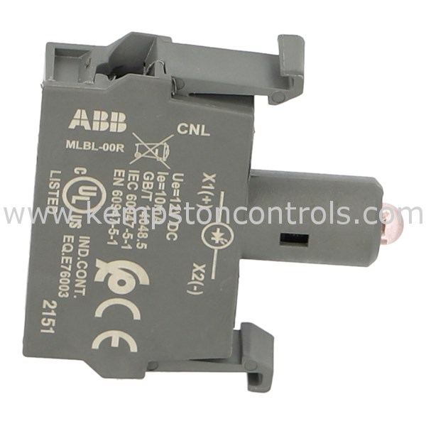 ABB MLBL-00R ABB LAMP BLOCK WITH RED LED | Kempston Controls