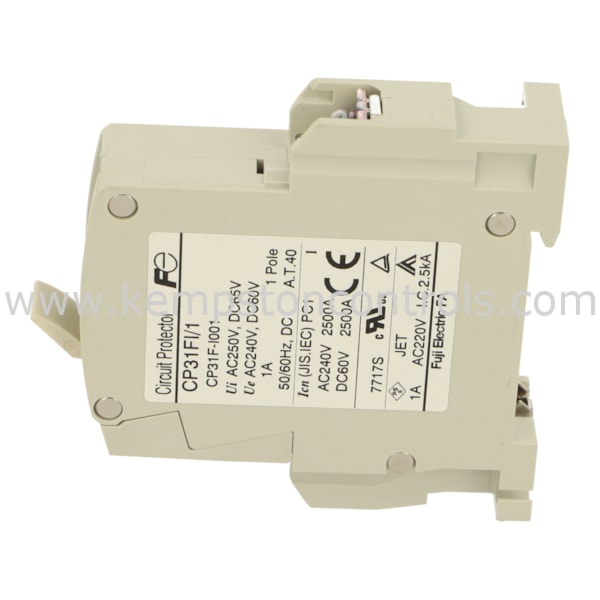 Fuji CP31FI/1 FUJI CIRCUIT PROTECTOR, SINGLE POLE, 1 AMP | Kempston Controls