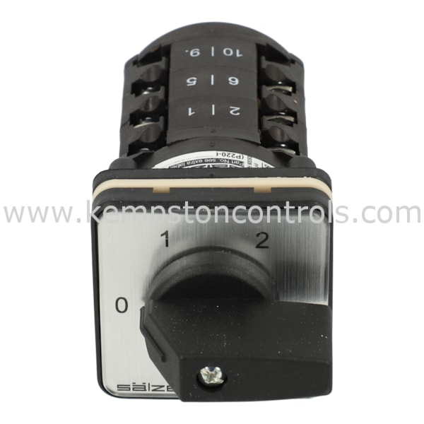 Salzer P220-61099-003M1 SALZER CAM SWITCH, 20A, 3 POLE, M-HANDLE SILVER ...