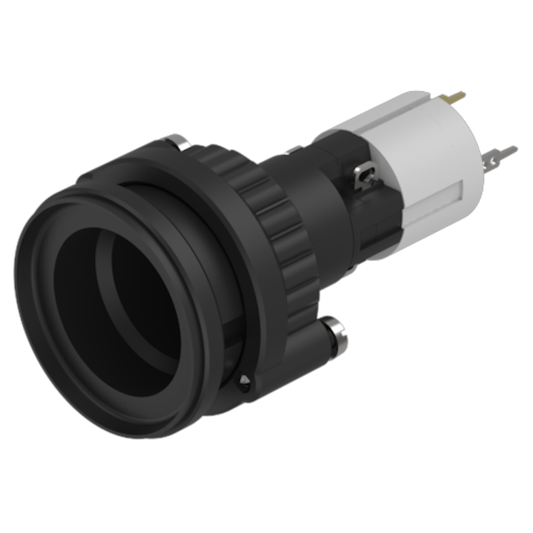 EAO 14-747.0292 EAO ILLUMINATED PUSHBUTTON WITH DIODE MAIN SA 1NC+1NO ...