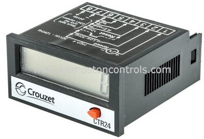 Crouzet 87622061 CROUZET CTR24 IMPULSE COUNTER BATTERY PNP/NPN ...