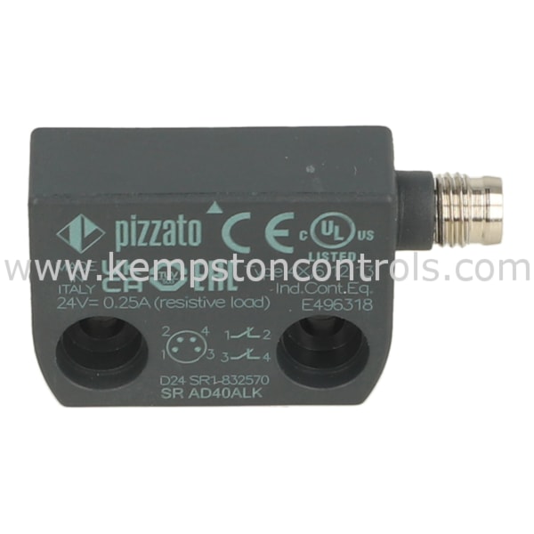 Pizzato SR AD40ALK PIZZATO MAGNETIC SAFETY SENSOR, SERIES SR-A, 2NC ...