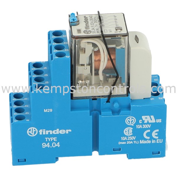 Finder 58.34.9.024.0050SMA FINDER RELAY INTERFACE MODULES 7 - 10A METAL ...