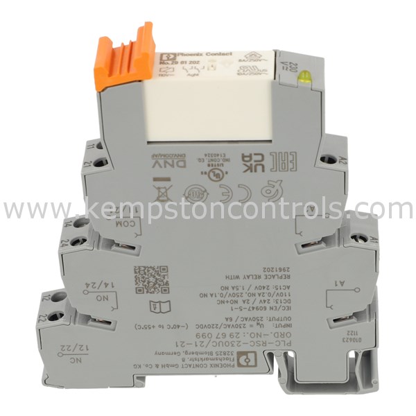 Phoenix 2967099 PHOENIX RELAY MODULE, INTERFACE, 1.04W, 8MM STRIPPING ...
