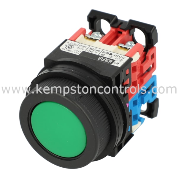 Fuji AR30F0R-11G FUJI PUSHBUTTON, FLUSH, ROUND HEAD, 1NO+1NC AUX, GREEN ...