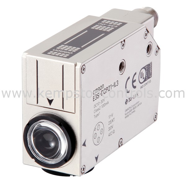 Omron E3S-DCP21-IL2 OMRON REGISTRATIONMARK SENSOR, DIFFUSE, RECTANGULAR SHAPE, IP67 , 10 +/- 3MM ...