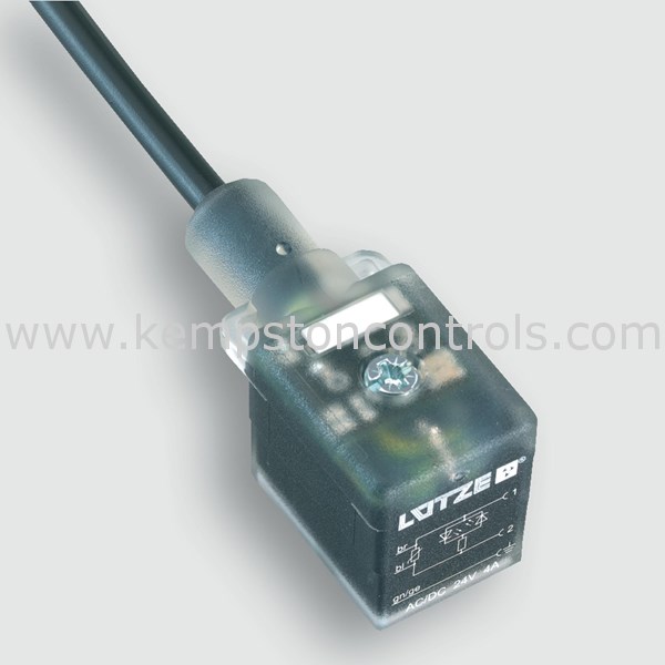 Lutze 709737 LUTZE DESIGN BI (10MM), 2POL+1XPE, PUR CONNECTING LEAD 3X0 ...