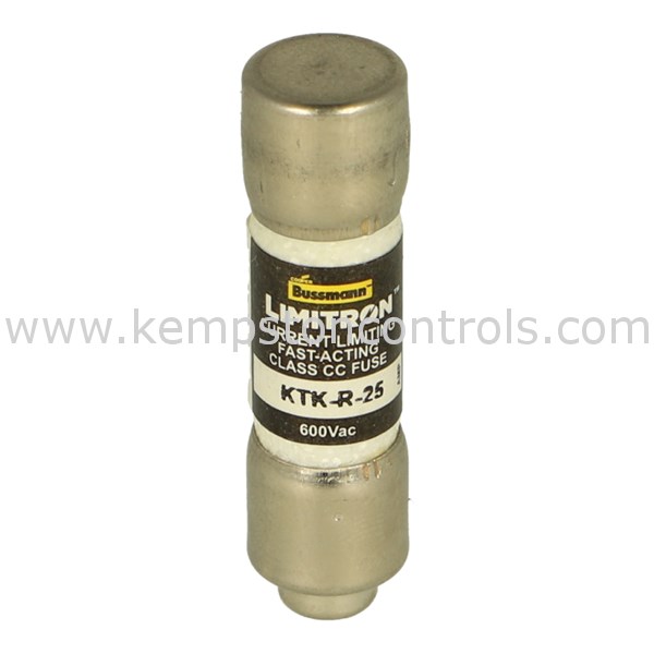 Bussmann KTK-R-25 BUSSMANN CLASS CC FAST ACTING FUSE - LOW VOLTAGE ...